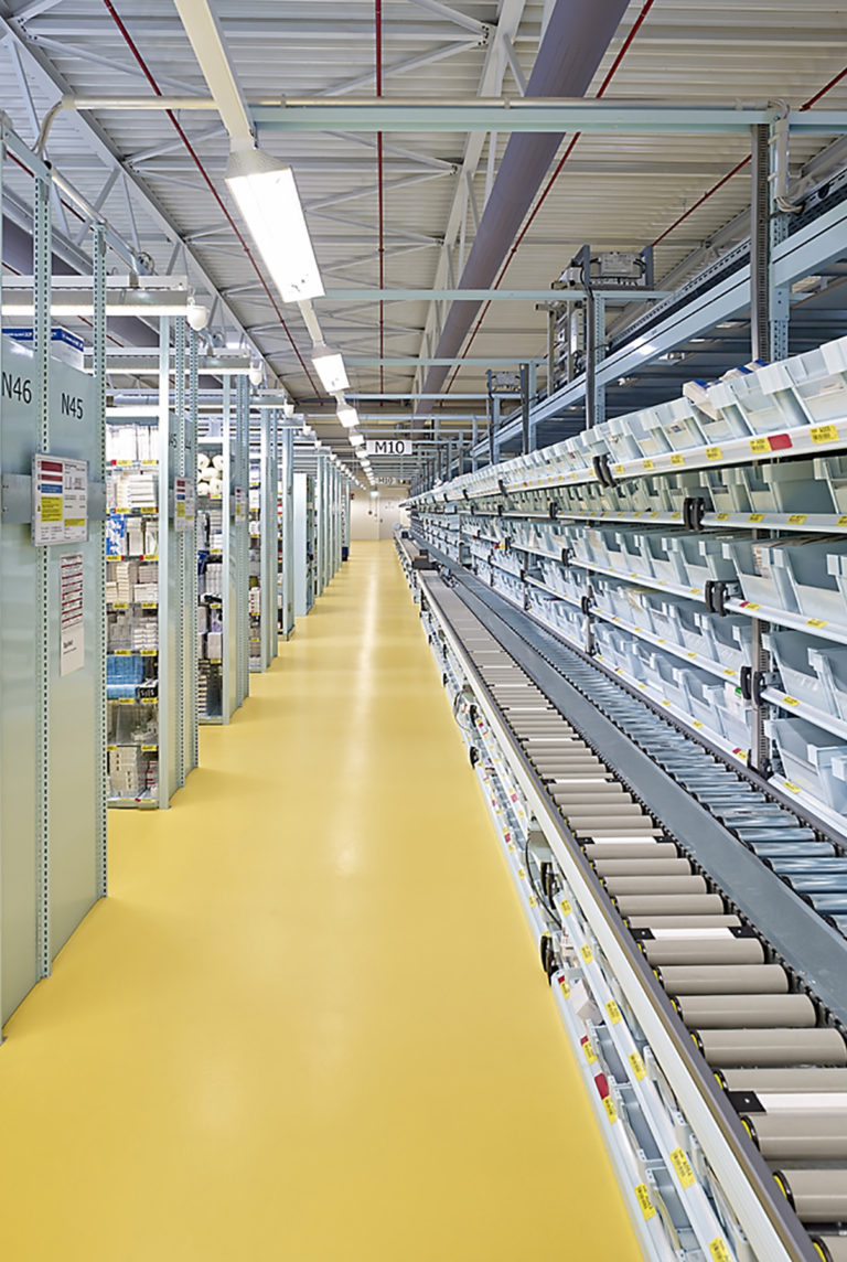 Leitfähiger Boden für Pharma-Logistik sichert Funktionsfähigkeit – Newsroom